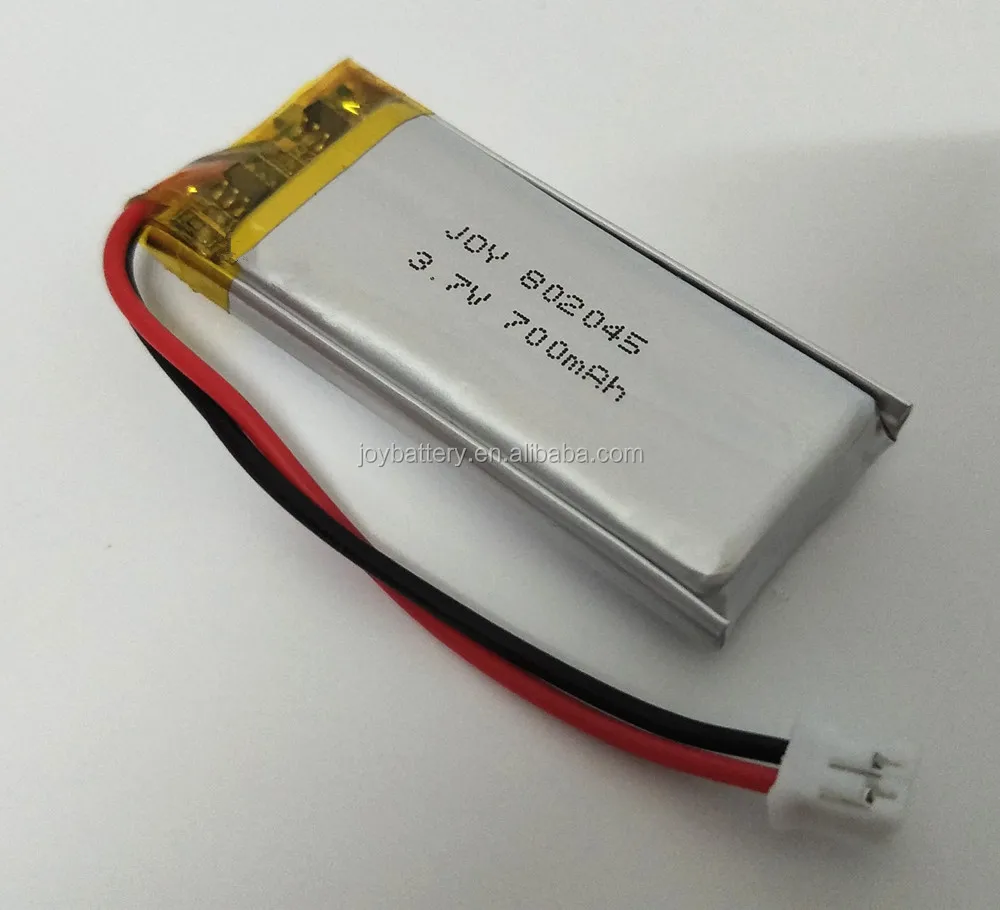 Lipo 802045 3.7V 700mAh Rechargeable Li Polymer Battery Pack with Pcb ...