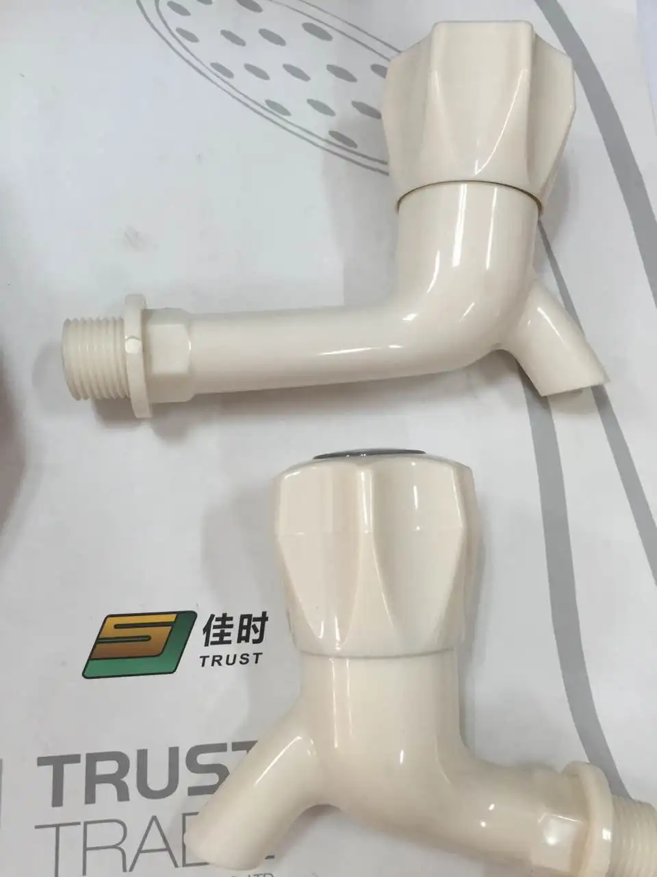 Plastic White Color Water Stop Tap Water Tap Basin Tap - Buy Water Tap ...