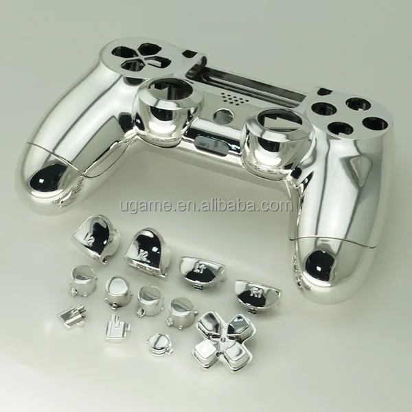 Controller Shell For Ps4 Chrome Silver Color - Buy Controller Shell For ...