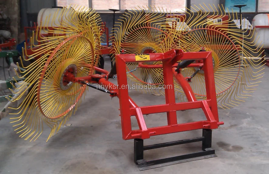 Hay Rake Finger Wheel Rake Grass Tedder Grass Rake - Buy Folding Rake ...