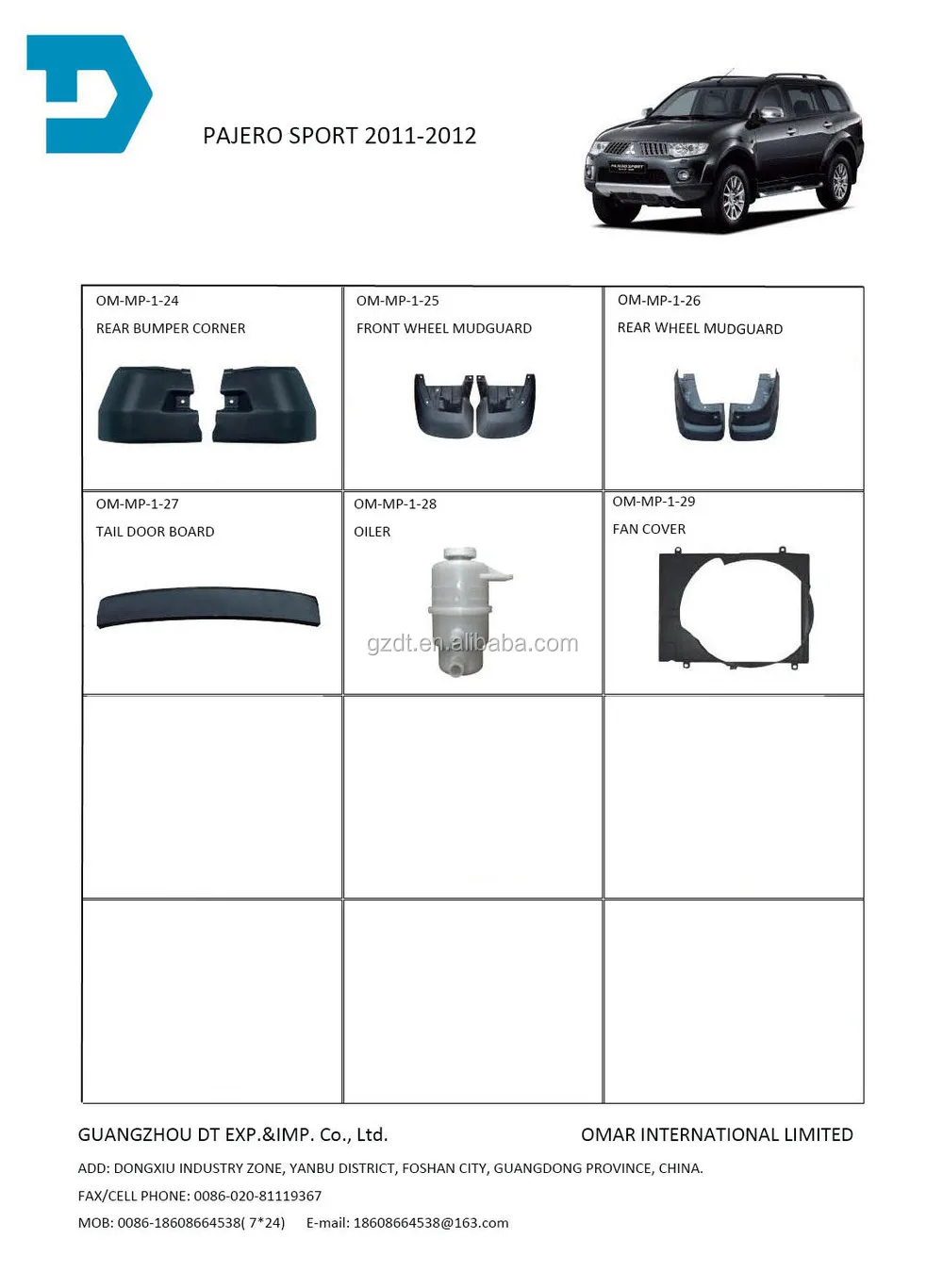 2008-2014 Pajero Sport Front Bumper Support - Buy Mitsubishi Pajero ...