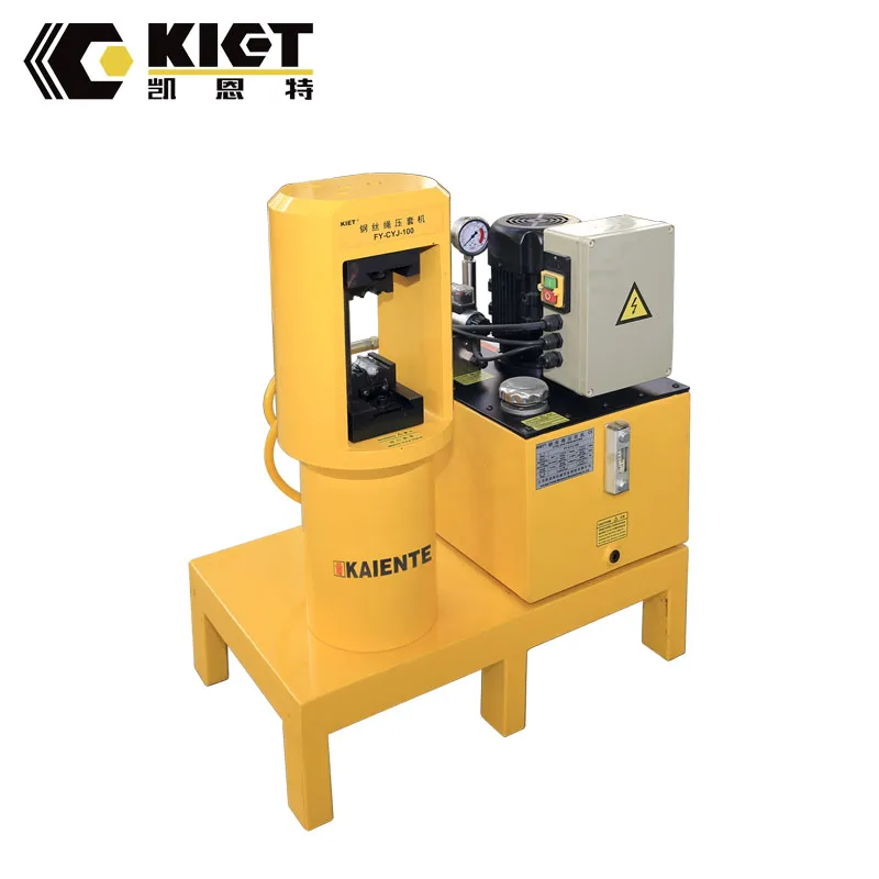 500 Ton Steel Hydraulic Wire Rope Swage Press Machine With Competitive ...