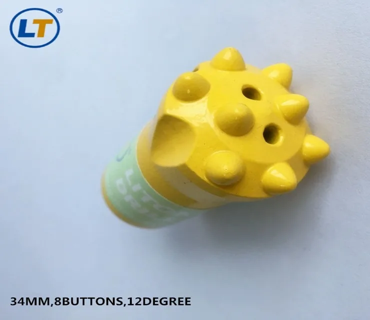 Hot-sale Rock Drill Tools 34mm 8 Button Tapered Button Bit For Rock ...