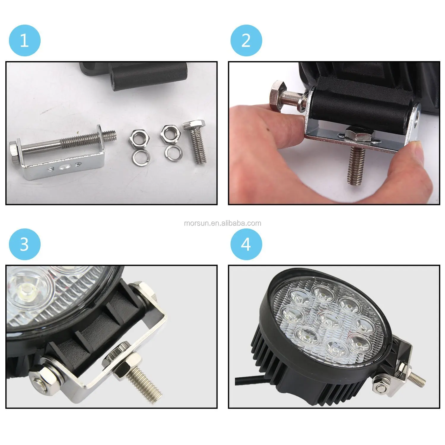 Car Top LED Work Light 27W - 2000LM High Lumens Truck Lamp