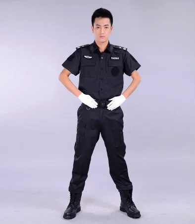 Black Men Security Guard Dress/ Uniform - Buy Security Guard Dress ...