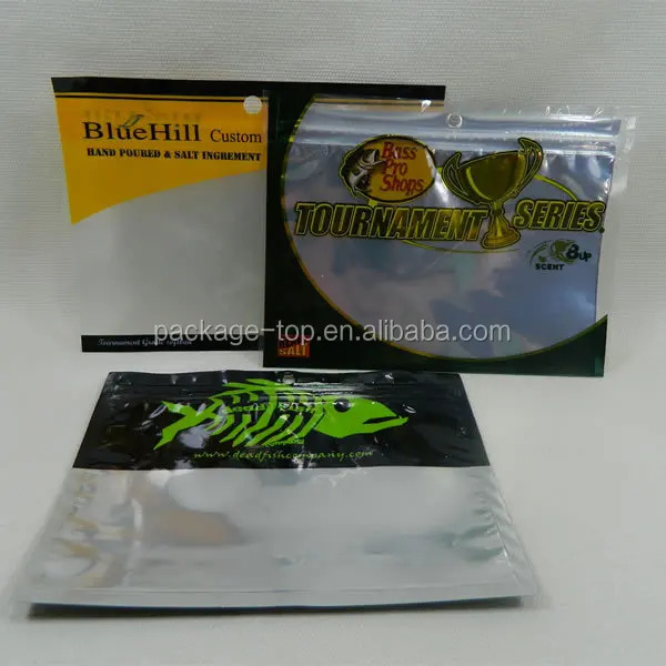 Plastic Fish Hook Baits Bag With Zipper - Buy Lures Baits Packaging ...
