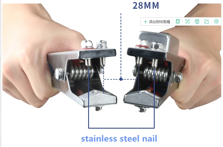 Stainless Steel Static Grounding Clamps - Reliable Safety
