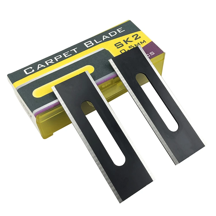 Tungsten Carbide Slotted Round Corner Double Edge Carpet Knife Blades ...