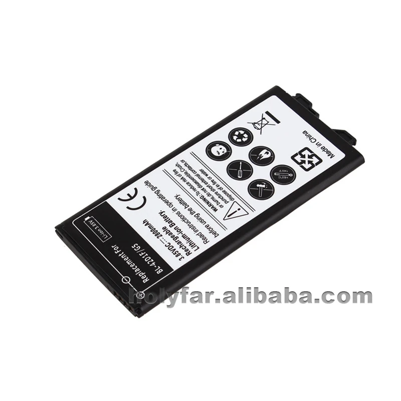 High Quality Li-ion Internal Battery For Lg Bl-g5 Real Capacity 2800mah ...