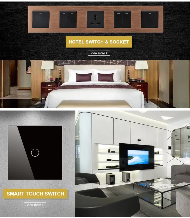 Wall Plug Socket Square 3 Pin Electrical Sockets 13A