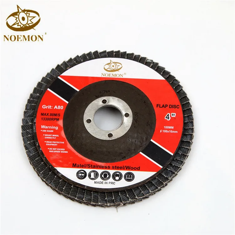 5 Inch Flap Disc (10 Pack Assortment) 40/60/80/120 Grit Type 27 ...