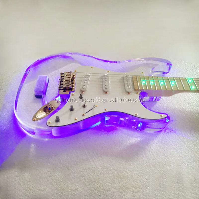 High-grade Crystal Electric Guitar(aag-001) - Buy Crystal Electric ...