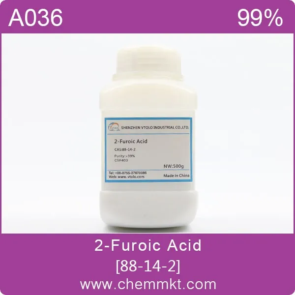 Organic Chemical 2-furoic Acid Cas No.88-14-2 - Buy 2-furoic Acid,2 ...