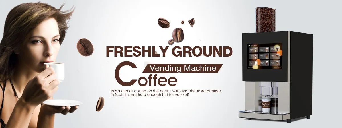 Touch Screen Coffee Vending Machine LE307A - 9 Drinks