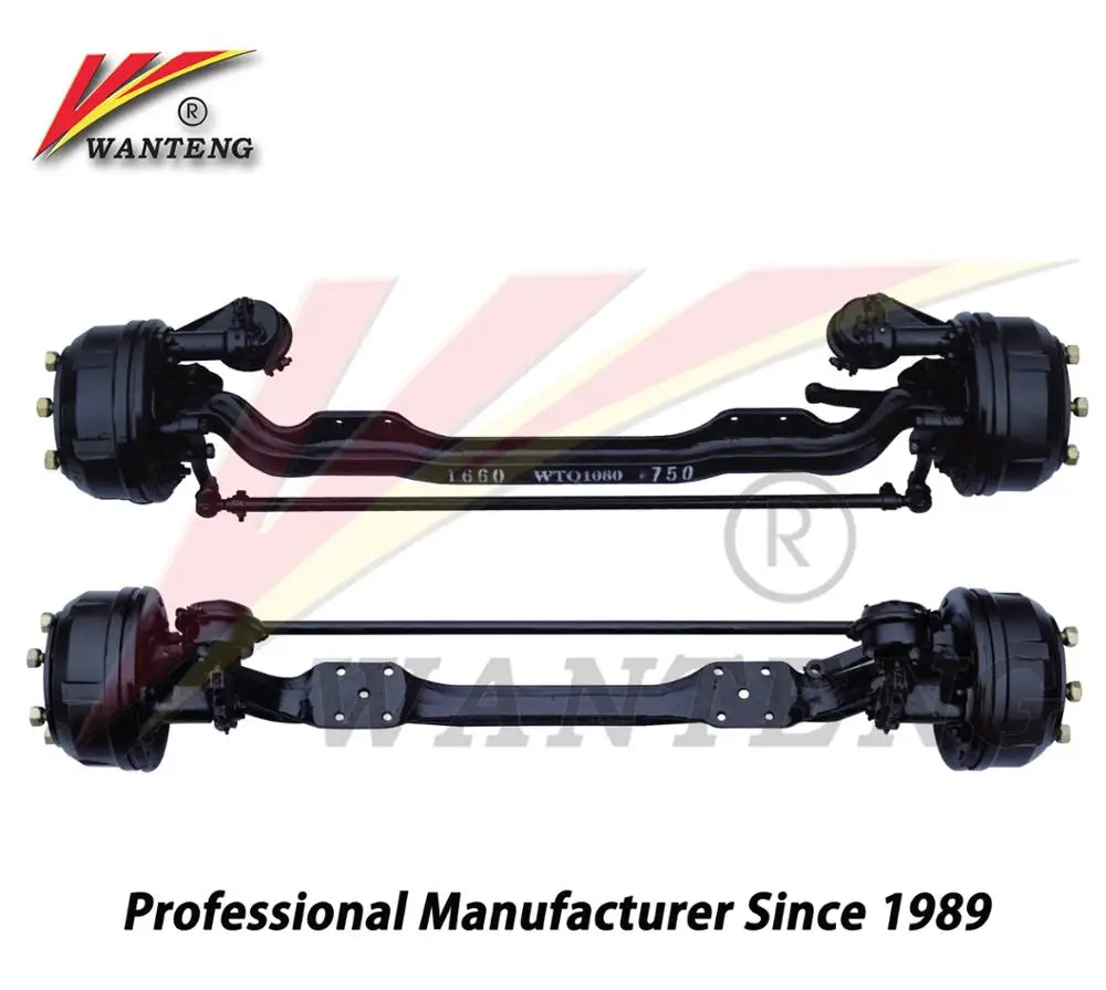 Light Duty Self Steering Axle For Iveco Trailer Truck - Buy Double ...