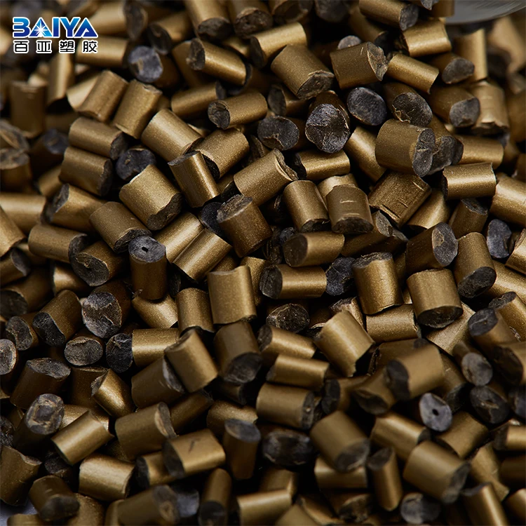 High Concentration Silver/gold Masterbatch Pp Plastic Golden Master ...