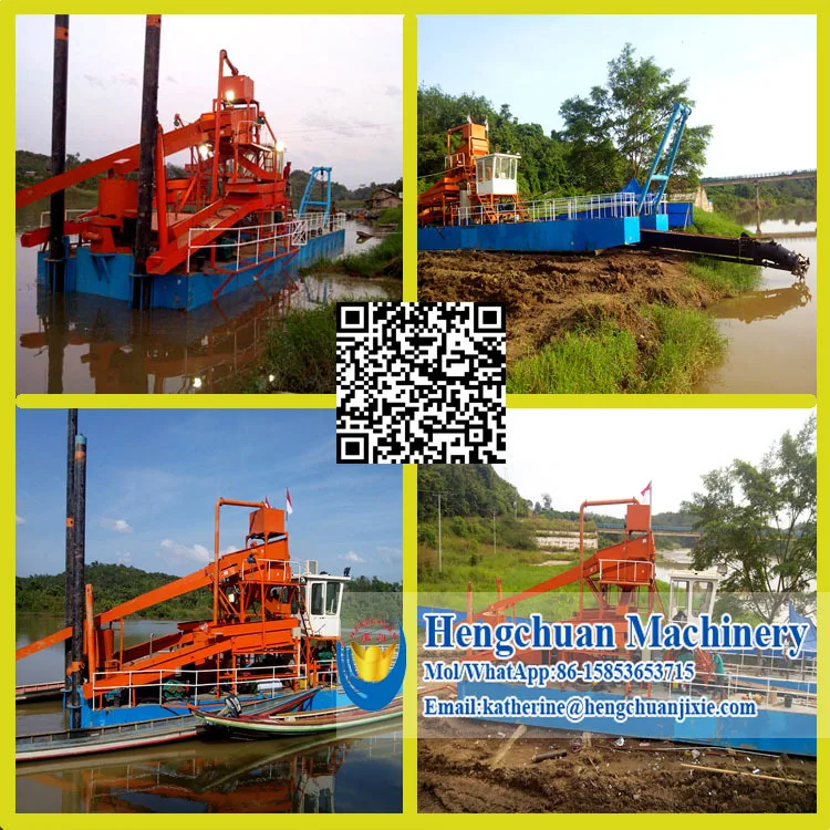 Qingzhou Hengchuan Sand Dredger Boats/gold Suction Dredge Boat/river ...