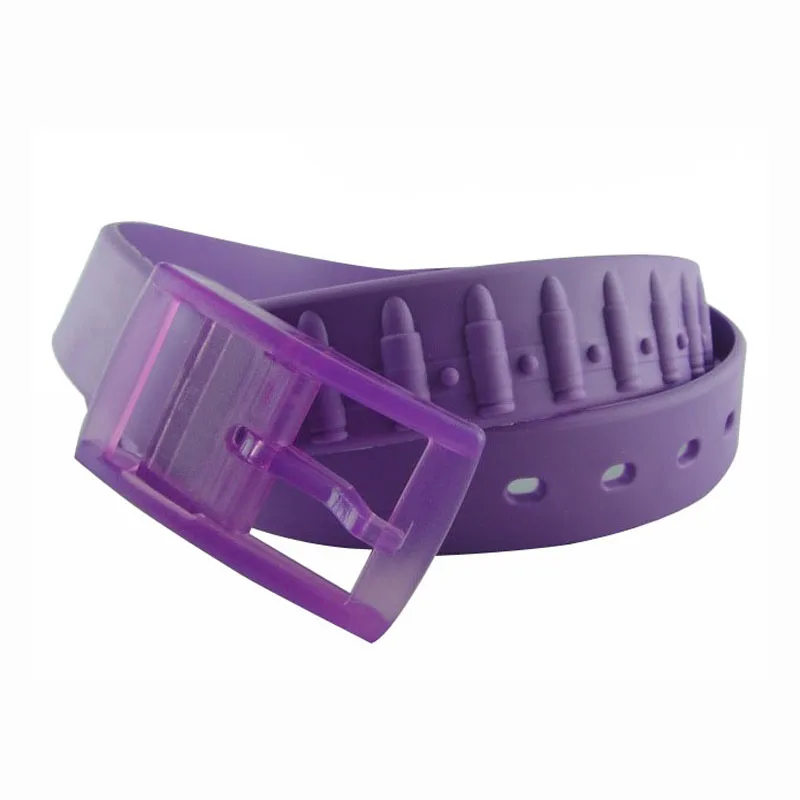 Wholesale Unisex Trendy Colorful Silicone Belt - JE3318