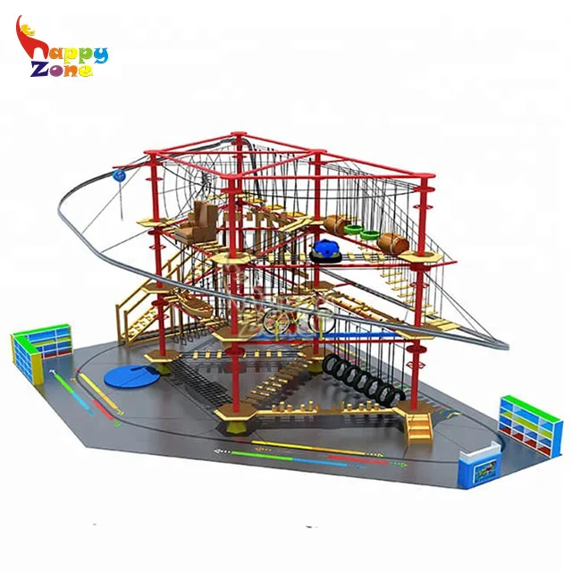 Indoor Zipline Roller Coaster Zip Lines For Trampoline Parks Indoor ...