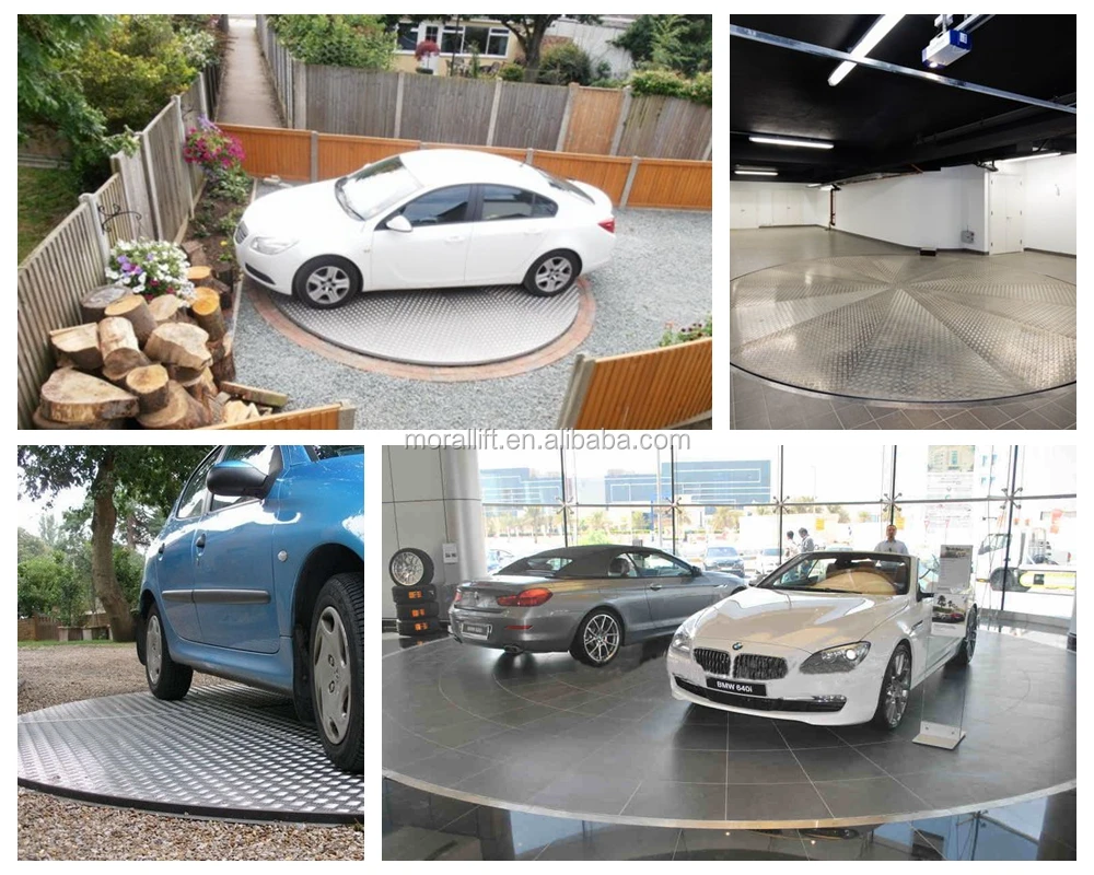 360 Degree Parking Rotating Platform For Car Showroom - Buy Rotating ...