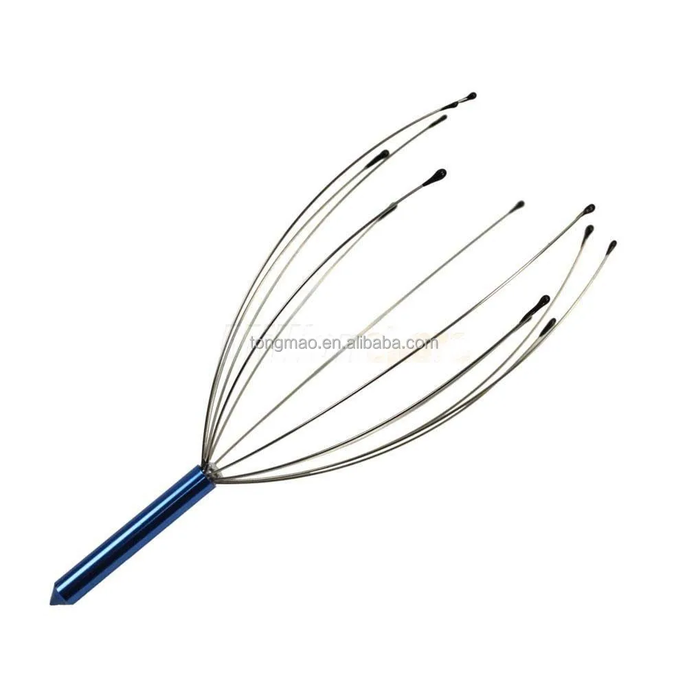 Metal Deluxe Rod Head Massager With 12 Massaging Arms - Buy Head ...