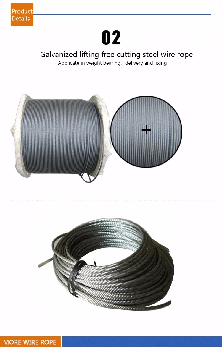 6*19 Galvanized Steel 12mm Wire Rope - Buy 6*19 Galvanized Steel 12mm ...