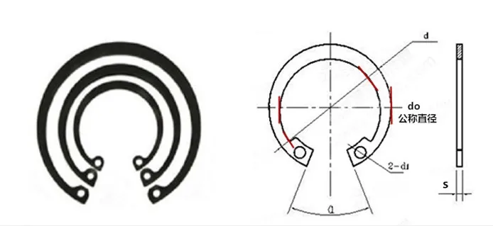 DIN 472 Retaining Rings - Durable Steel for Heavy Industry