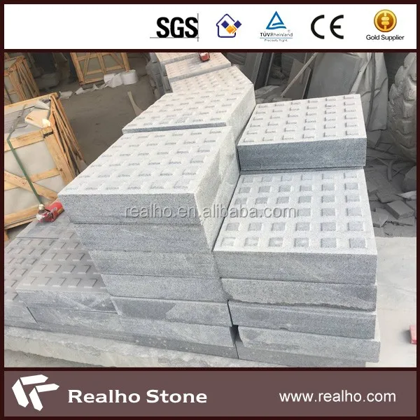 Sawn Cut Finish Grey Granite Tactile Indicators for Flooring