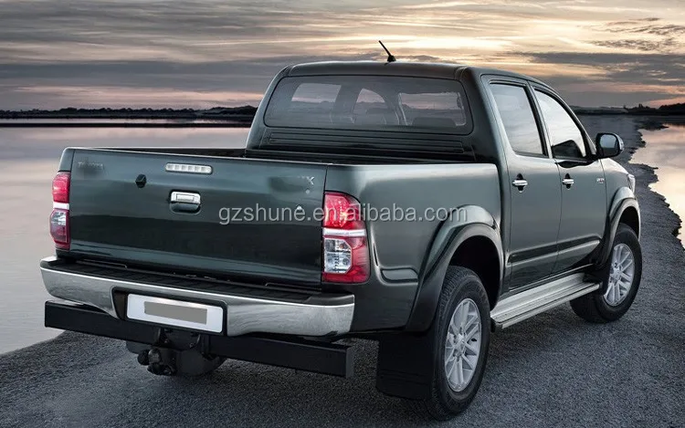 Steel Bull bar Rear Bumper Guard for Toyota Hilux Vigo Revo Rocco 4X4 ...