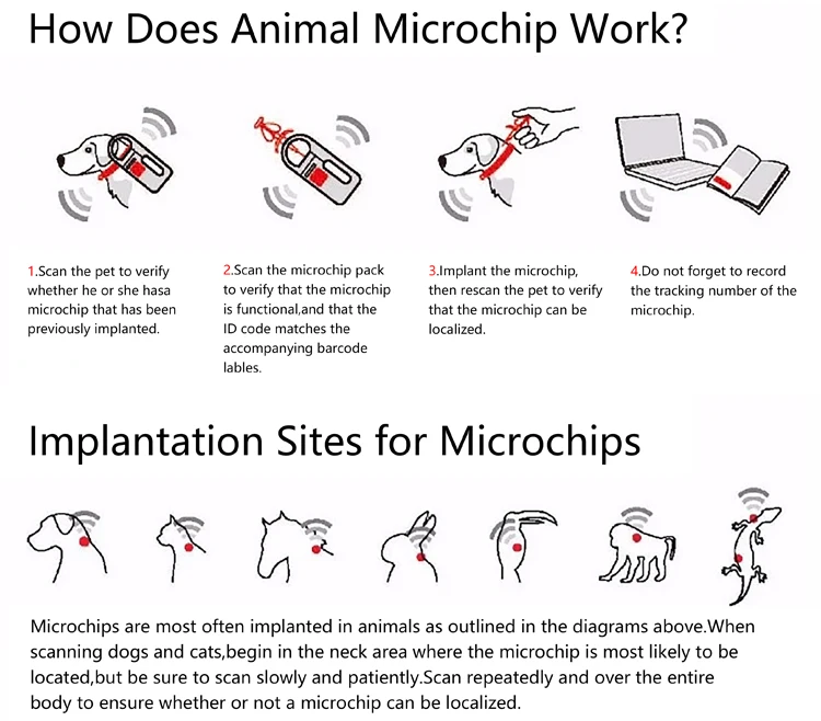 Injectable Chips Nfc Implant Pet Rfid Animal Microchip Dog Chip Animal ...