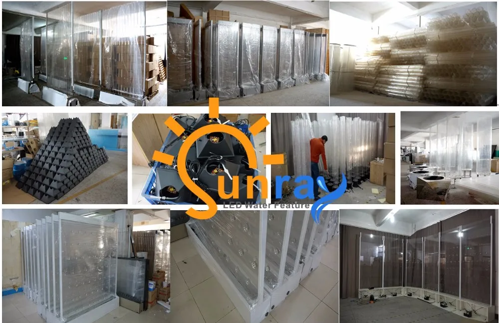 Big Customized H8ft Sflcd9665 Lcd Tv Screen Waterfall With Stainless ...