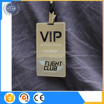 Custom Event Party Use Vip Passes Lanyard With Metal Card Holder - Buy ...
