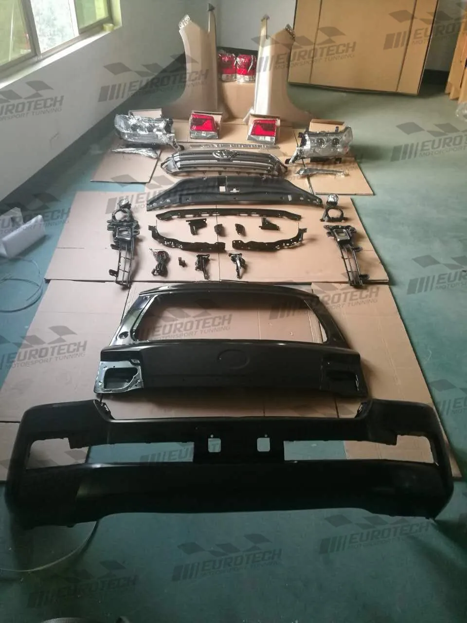 2008-2015 Land Cruiser Lc200 Converted To 2016 Lc200 Oem Style Body Kit ...