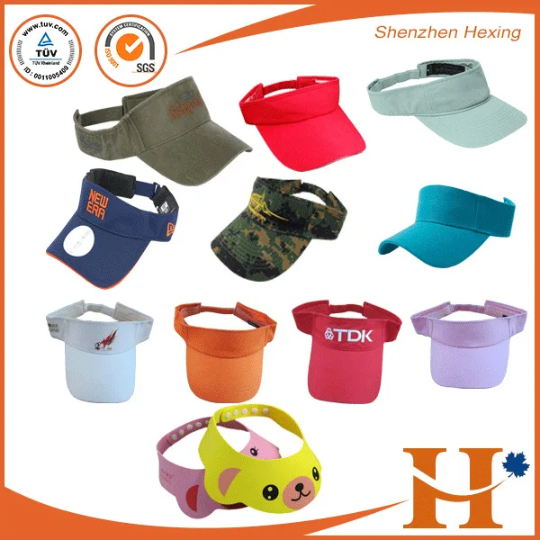 Oem Factory Wholesale Custom Cheap Uv Protection Pvc Plastic Sun Visor ...