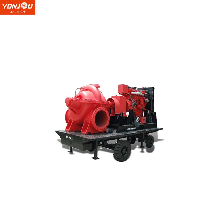 500gpm 750gpm Mobile Fire Diesel Engine Pump With Trailer - Buy Mobile ...