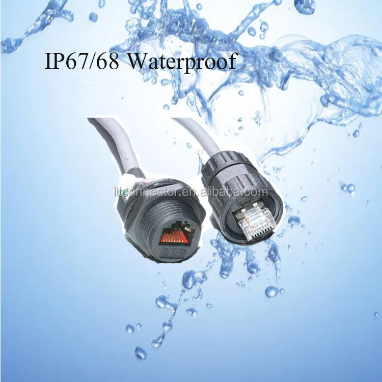 Underwater & Outdoor RJ45 Ethernet Connectors - IP67 Waterproof