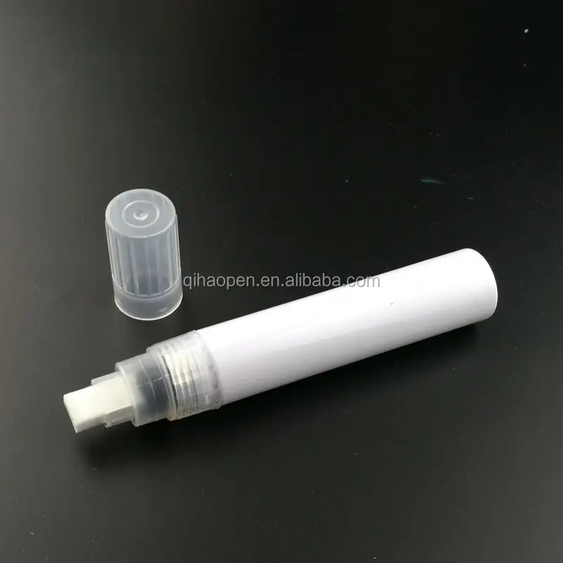Wholesale 10mm Writing Width Flat Tip Refillable Liquid Marker Empty ...