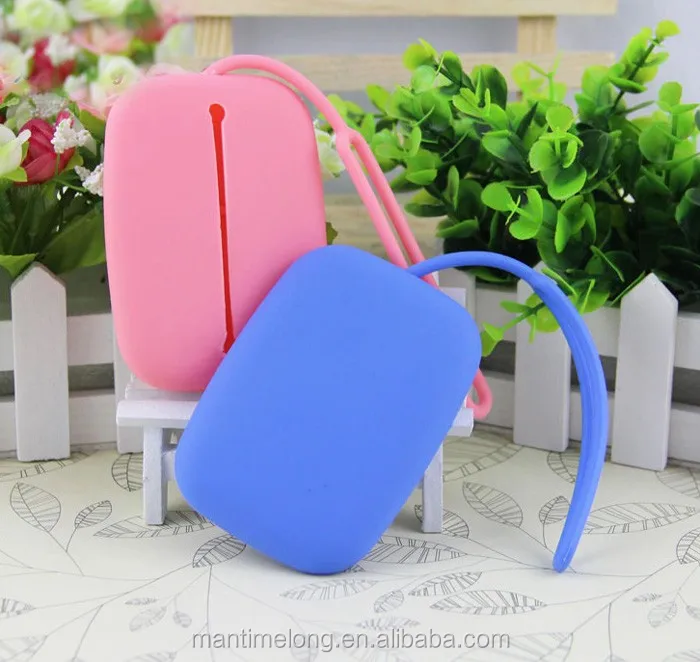 Lovely Key Silicone Candy-colored Key Bag Card Package Daily Key Bag ...