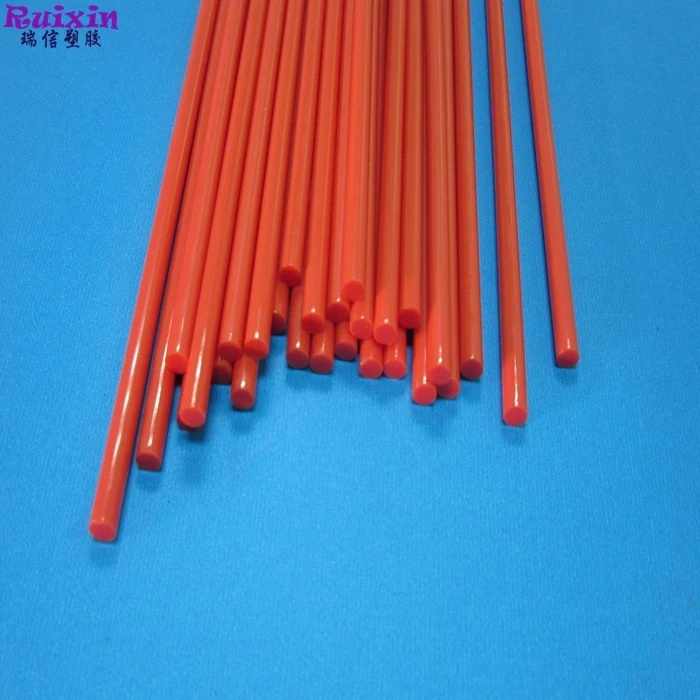 Red Color Plastic Nylon Rigid Stick Rod 5mm - Buy Red Color Plastic ...