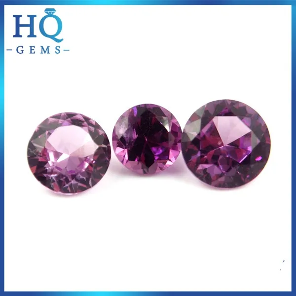 Round Synthetic Alexandrite,Synthetic Corundum,Lab Created Alexandrite ...