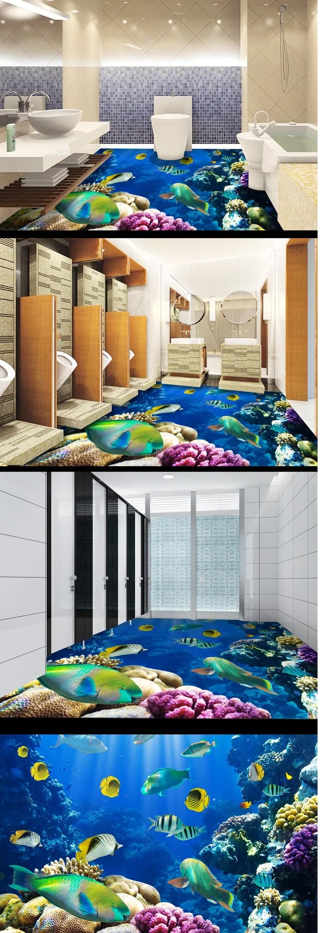 Customize Size Ultra High Definition 3d Ink Jet Printed Green Nature ...