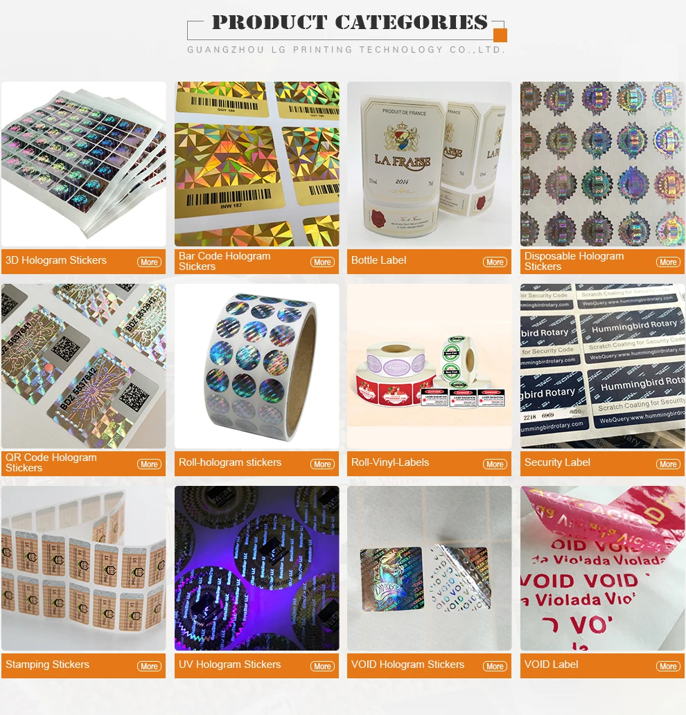 Guangzhou LG Printing Technology Co., Ltd. - Hologram Sticker,3D Sticker