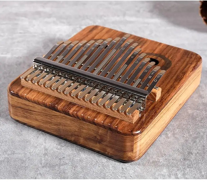 Leg First Grade Zabrawood Likembe 17 Keys Yoki Kalimba Mbira Thumb ...