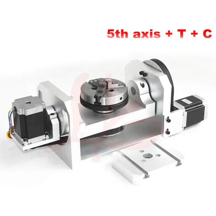 5 Axis Chuck - High Rigidity Rotary Axis for CNC Routers