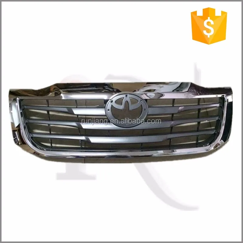 Oem No.:53111-0k620 Chromed Bumper Grill For Toyotas Hilux Vigo 2012 ...