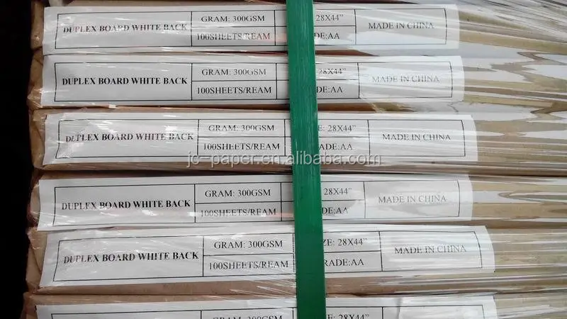 Duplex Board With Grey Back Gd2 Paper Board - Buy Duplex Board Paper ...