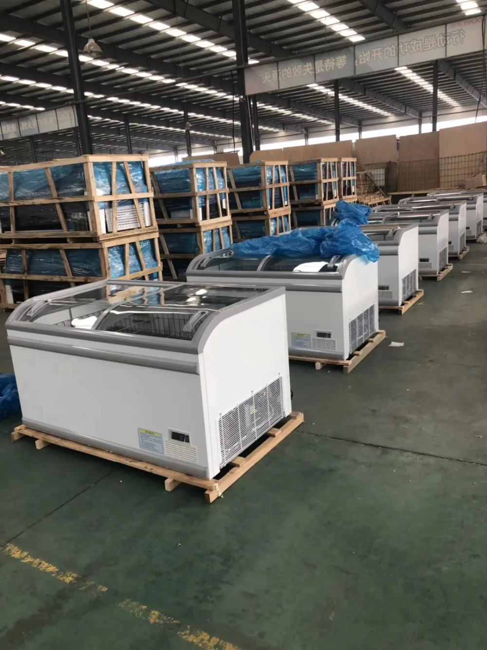 Commercial Aht Chest Island 1000 Liter Display Cabinet Deep Freezer For ...