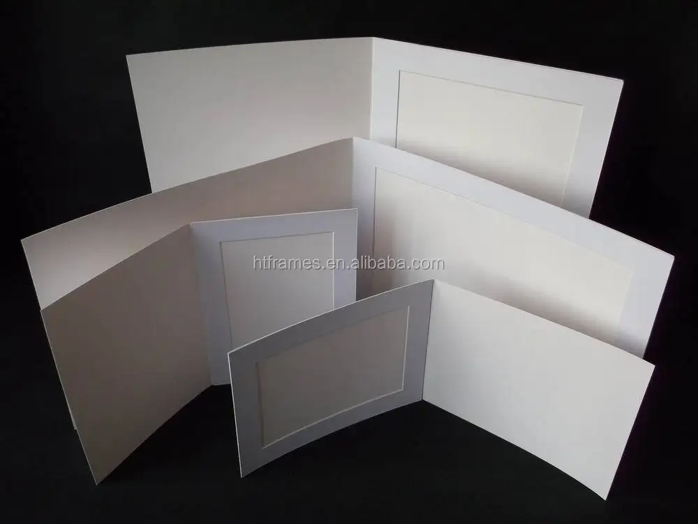 Paper White Slip In Photo Folders 4x6 5x7 8x10 8x12 A4 - Buy White Slip ...
