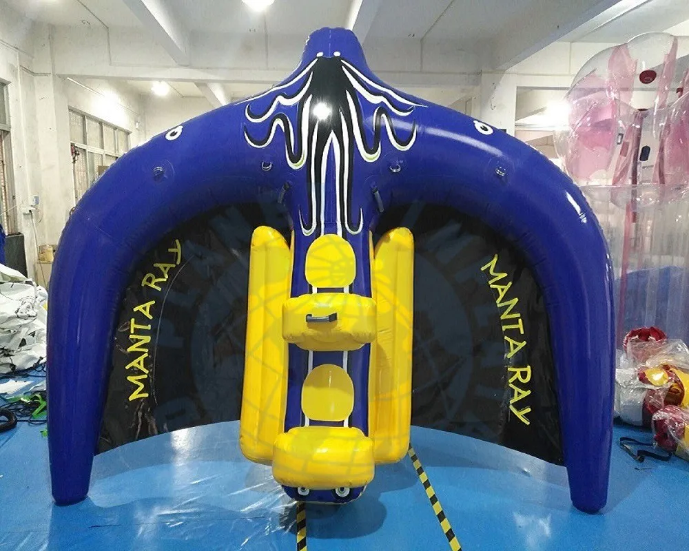 Inflatable Flying Manta Water Ray Sport Tube - Towable Fun