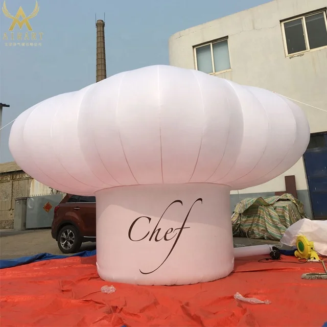 可打印不同图案充气厨师帽户外广告气球防火| Alibaba.com